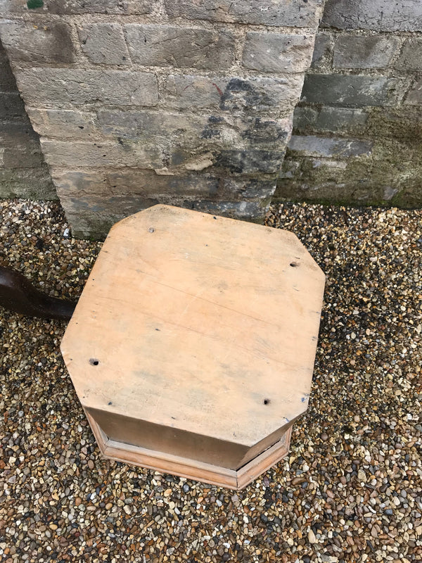 A pair of pine wooden shop display blocks - Belle and Beast Emporium