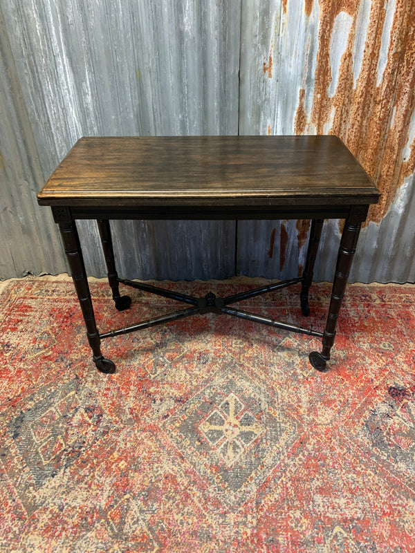 An ebonised aesthetic movement folding card table - Belle and Beast ...