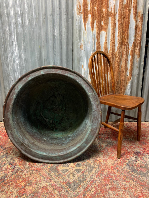 A 19th Century copper cheese vat - Belle and Beast Emporium