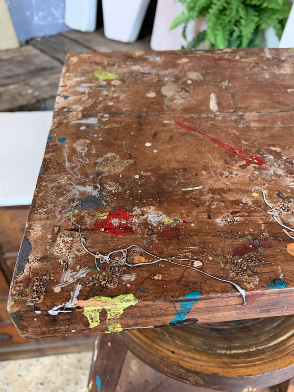 A sculptor's adjustable wooden sculpture display stand - Belle and ...