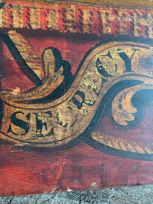 A 19th Century Oddfellows 'Honour and Secrecy' sign - Belle and Beast ...