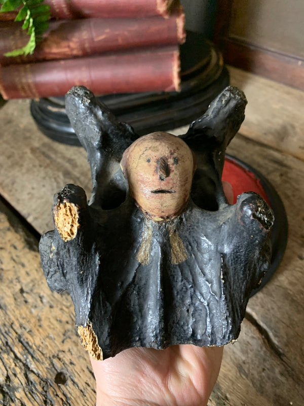 A folk art bone John Wesley - Belle and Beast Emporium