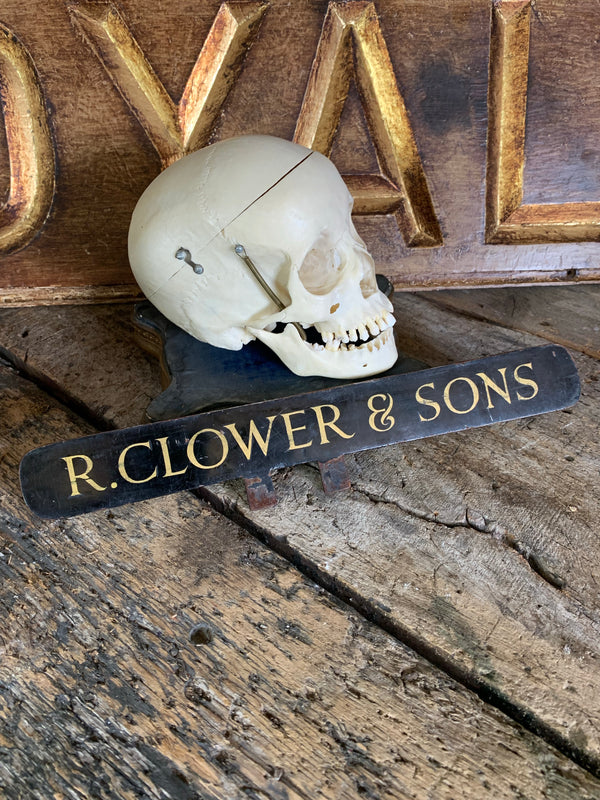 An undertaker's sign : R Clower and Sons of Nottingham - Belle and ...