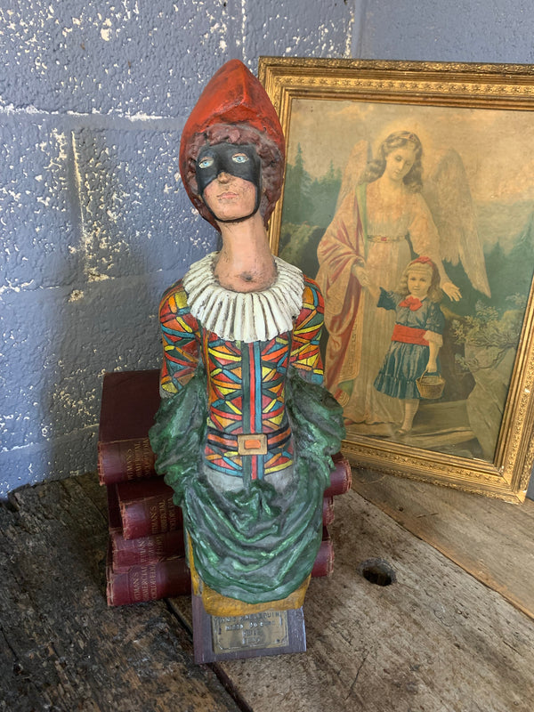 A ship's figurehead - HMS Harlequin - Belle and Beast Emporium