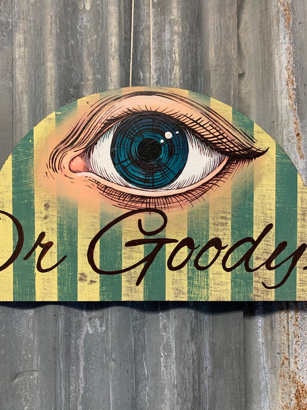 A hand painted wooden apothecary sign - Dr Goody's - Belle and Beast ...
