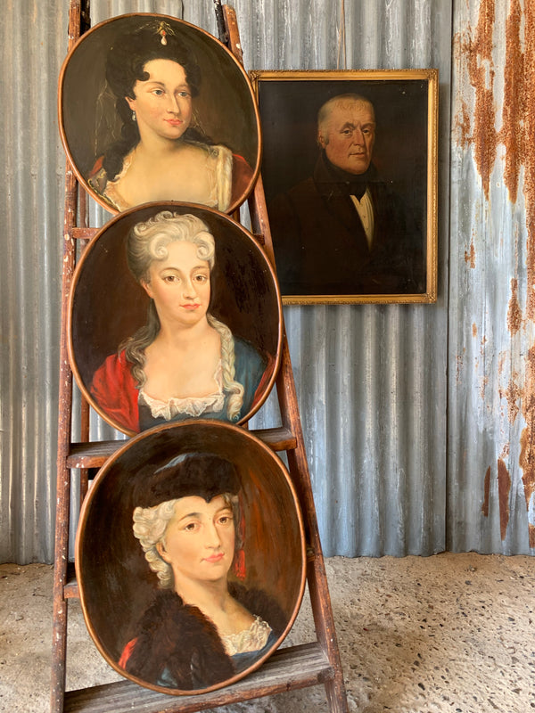 A 19th Century oil painting on copper of Anna Konstancja Von Cosel ...