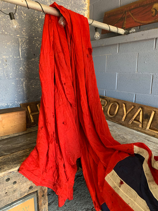 A vast 7 yard sewn red duster ensign flag- 640cm x 290cm - Belle and ...