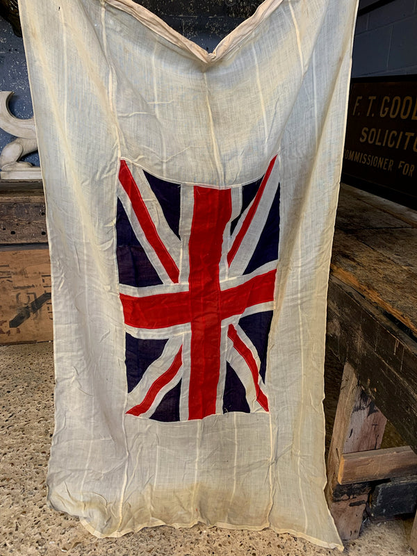 A very large old "pilot Jack" flag - 6ft x 4ft - Belle and Beast Emporium